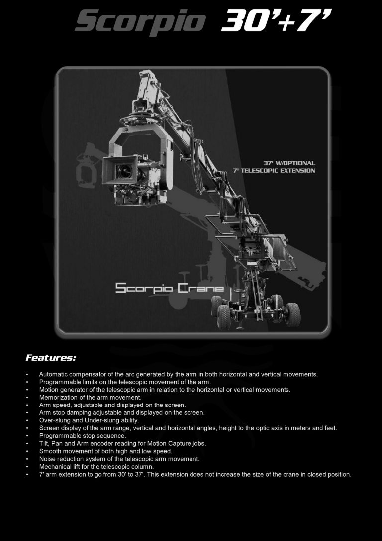 SCORPIO 30'-37' | Cinemoves