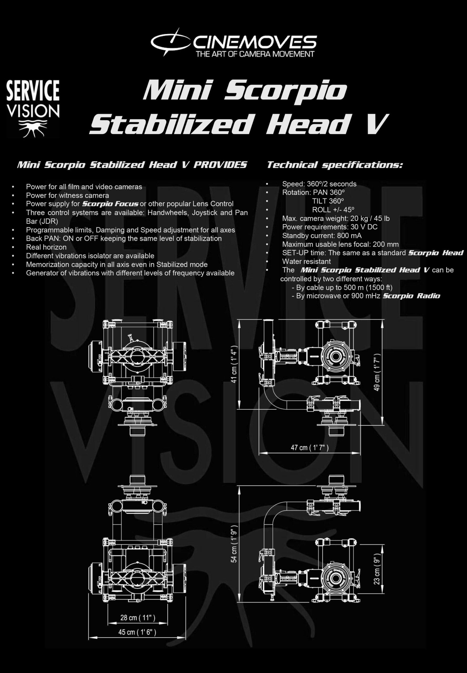 Mini Scorpio Stab Head V | Cinemoves